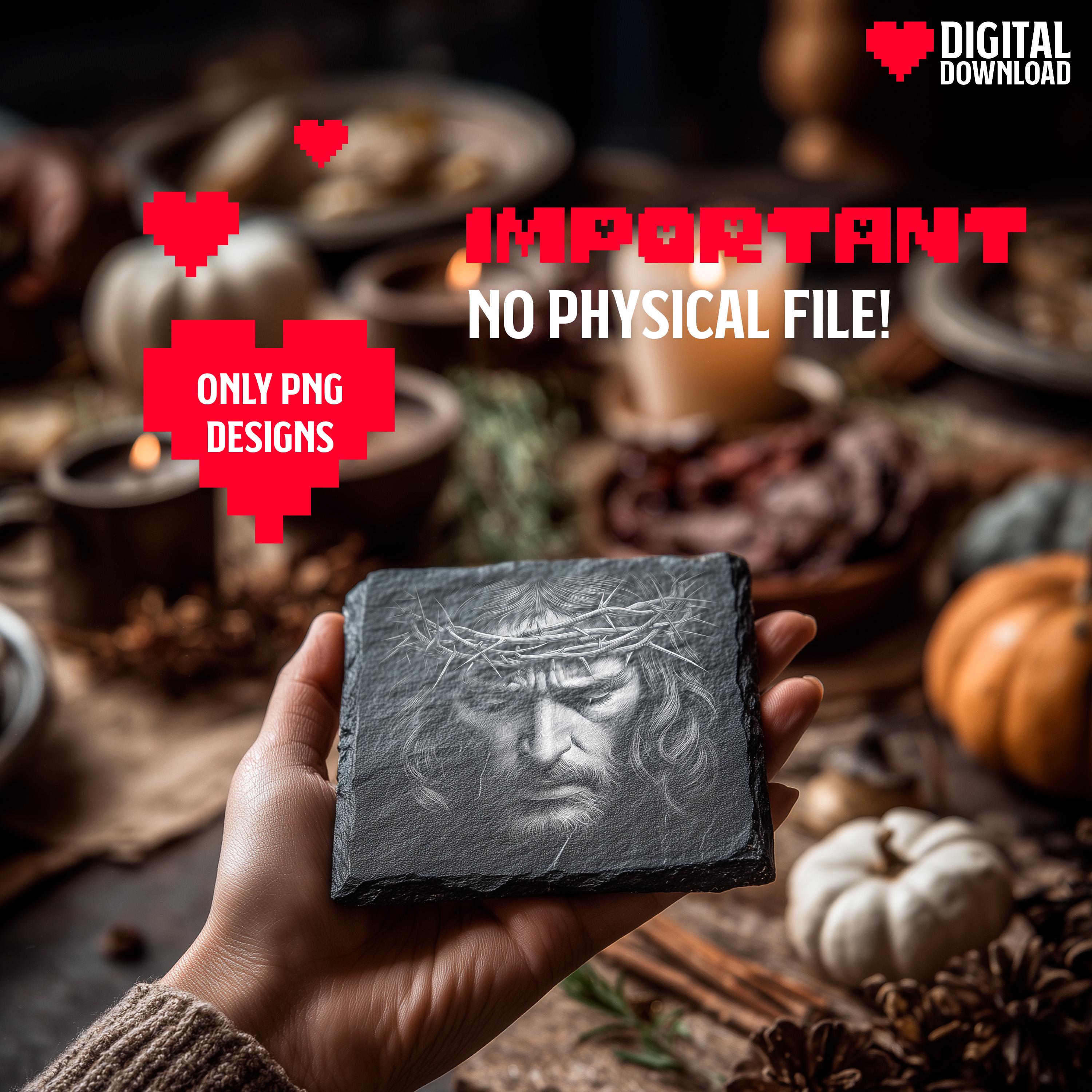 Jesus Face Laser Engraving Files Bundle — Christian Religion Slate ...