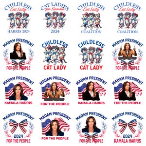 51 Png Kamala Harris Madam President Bundle Design Digital Download for ...