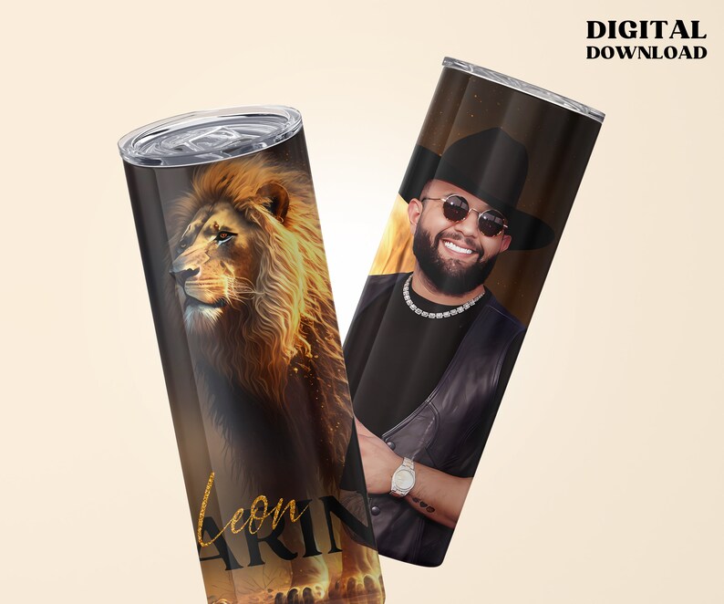 Carin Leon Tumbler Wrap Png 20 Oz Skinny Tumbler Design for - Etsy