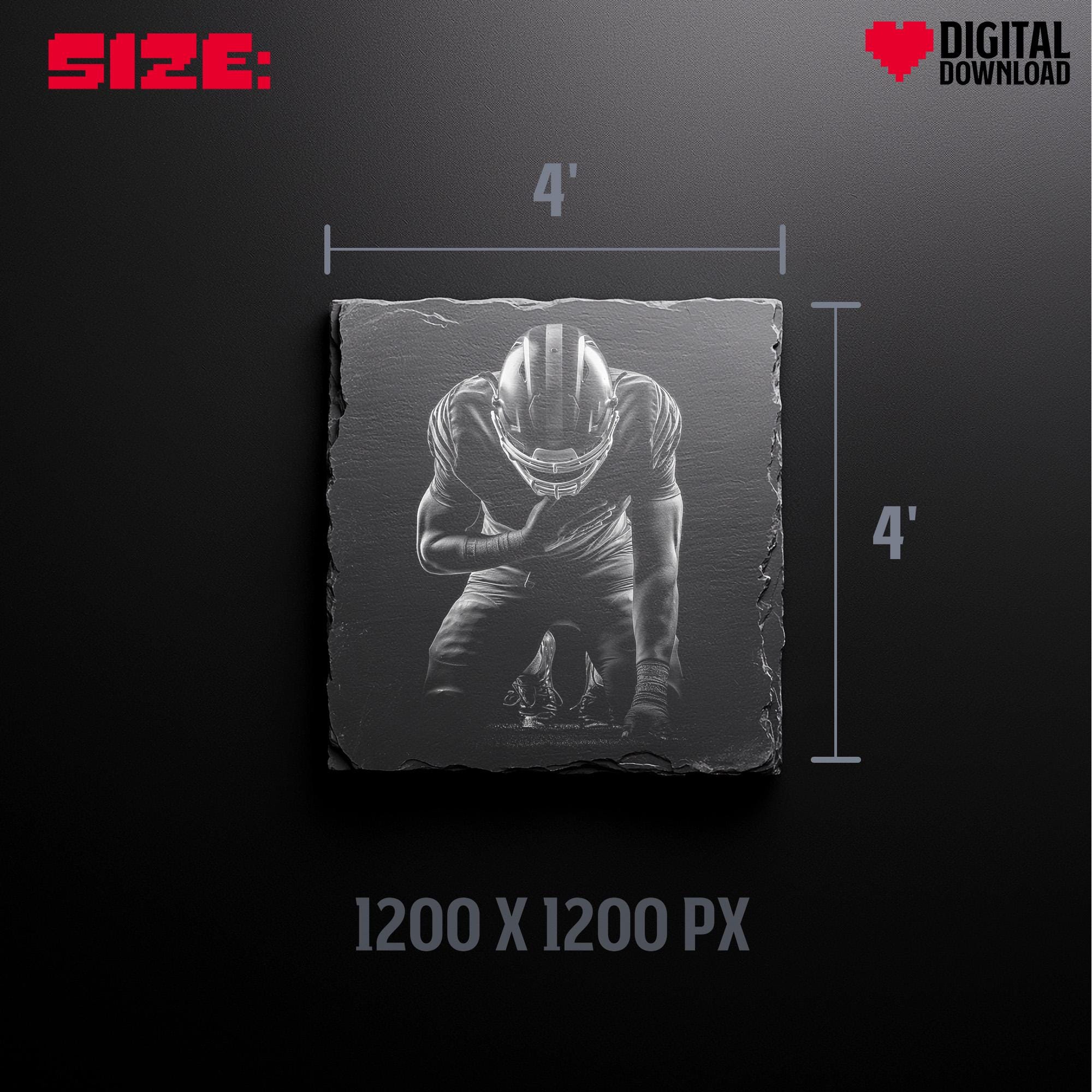 American Football Laser Files PNG Bundle for Engraving Digital Download ...
