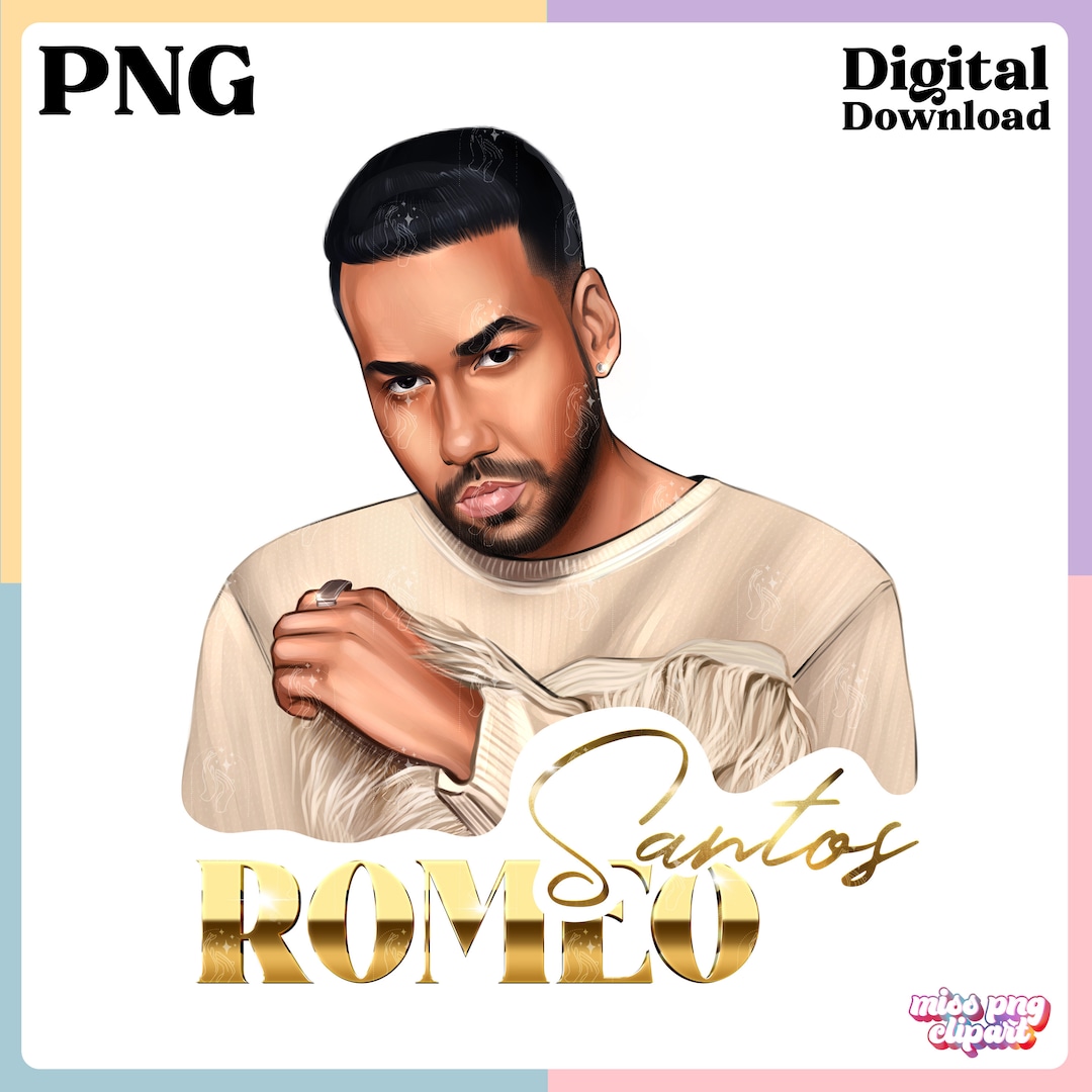 Romeo Santos Png Sublimation Designs Digital Download for - Etsy