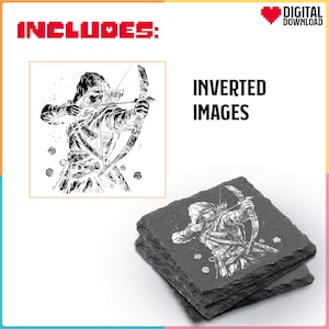 Dnd Character Engraving Png Bundle Digital Download for Glowforge ...