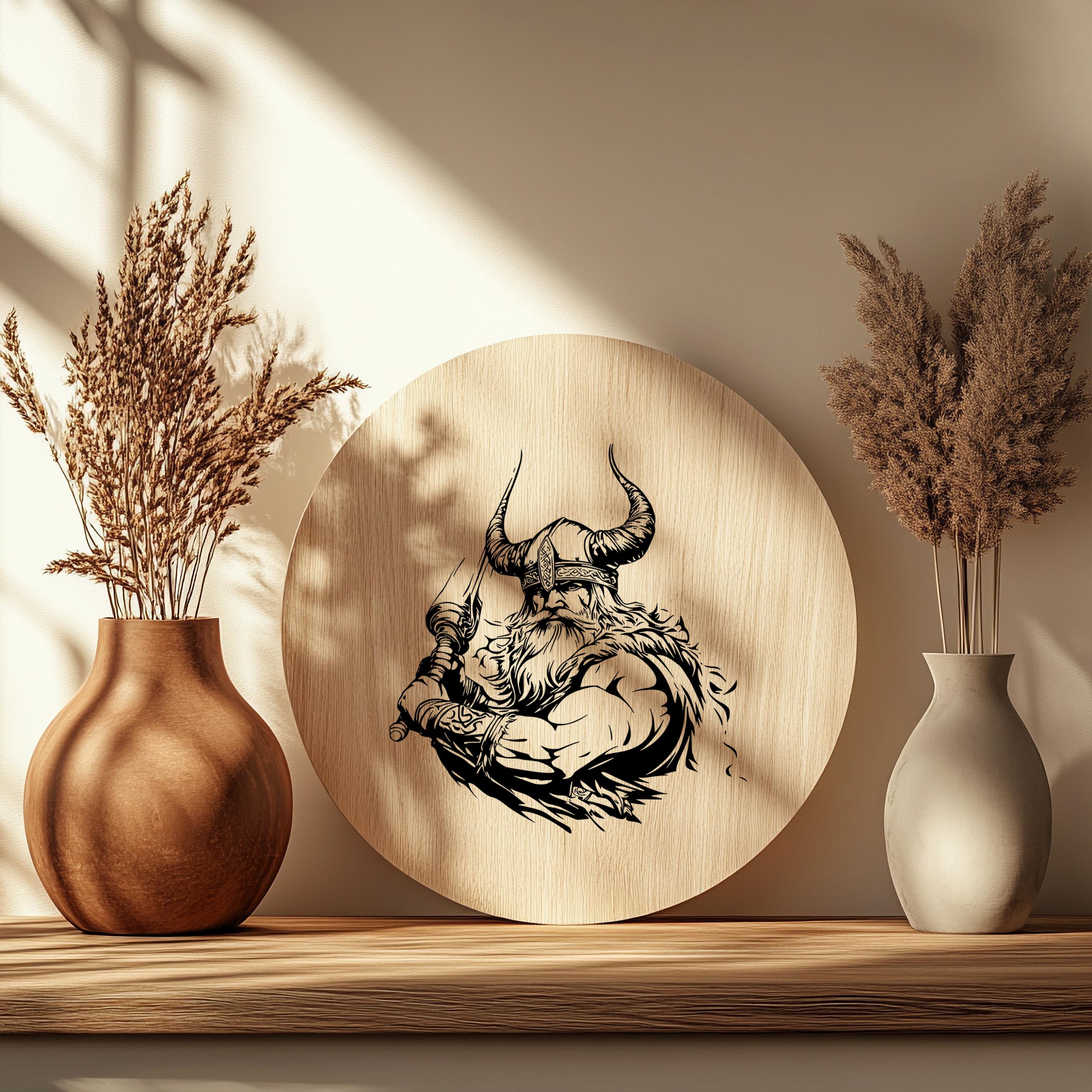 Viking Cut Files Bundle With SVG, DXF and PNG for Engraving Norse ...