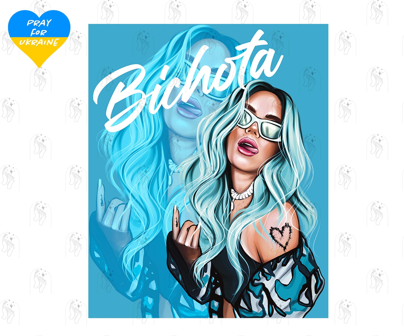 Bichota Karol G Sublimation designs for Karol G Tumbler and - Etsy España