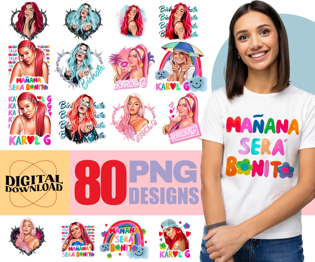 Karol G Bundle Png para fans de la temporada Bichota para - Etsy España