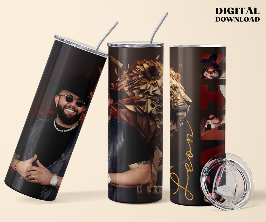 Carin Leon Tumbler Wrap Png 20 Oz Skinny Tumbler Design for - Etsy