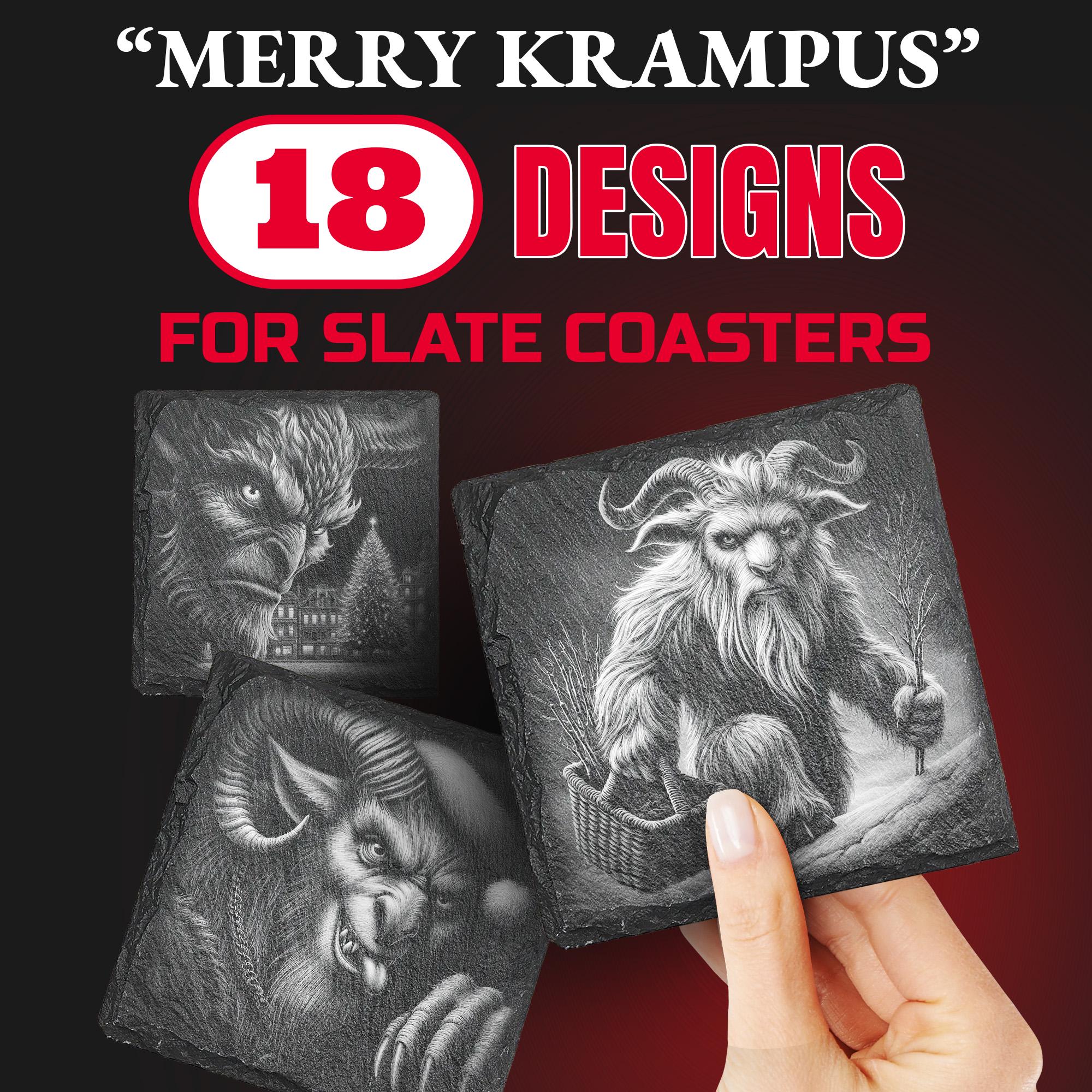 Horror Holiday Wonder Laser Engraving Files Bundle — Creepy Krampus ...