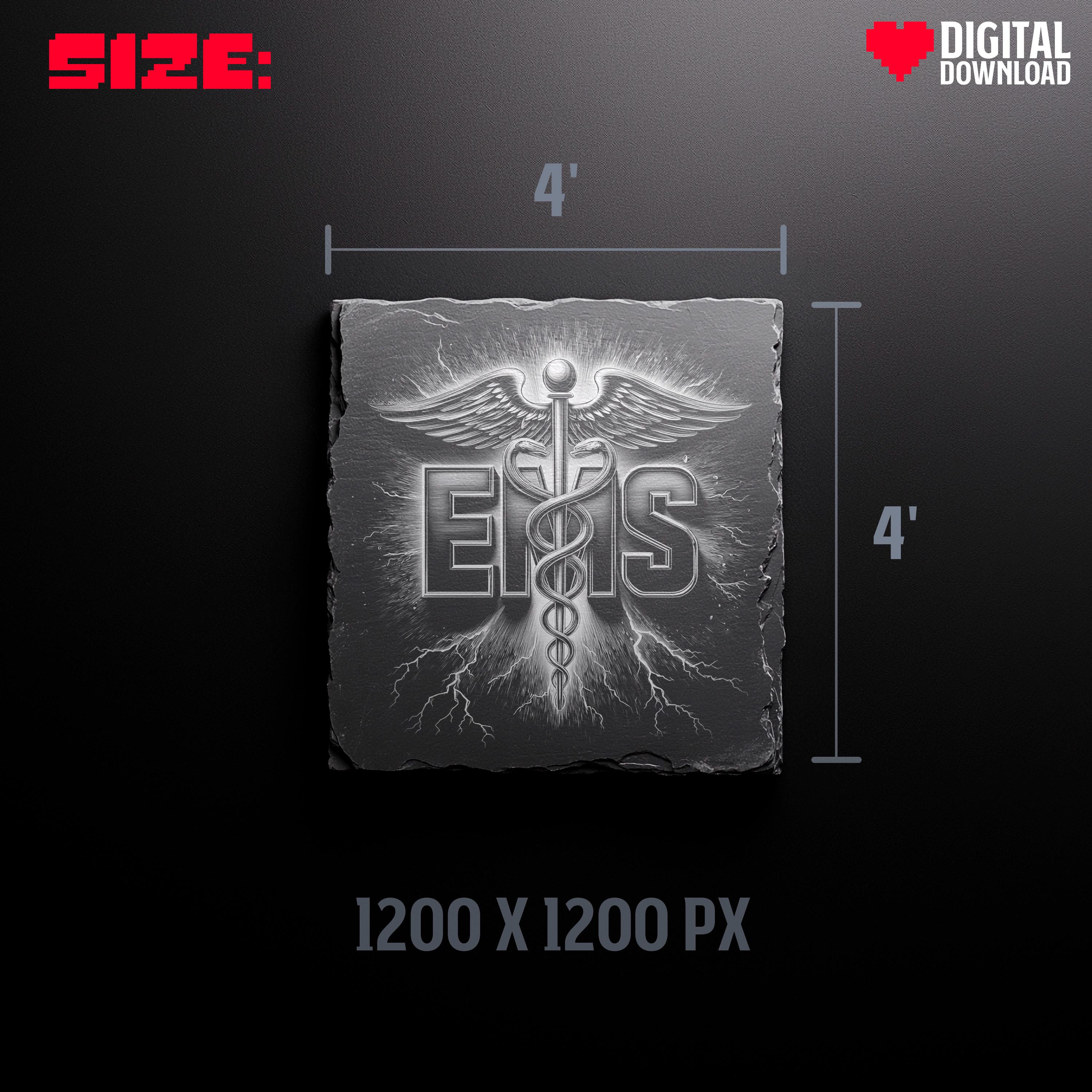 Paramedic Slate Coaster Designs - Ambulance Emblem Laser Engraving ...