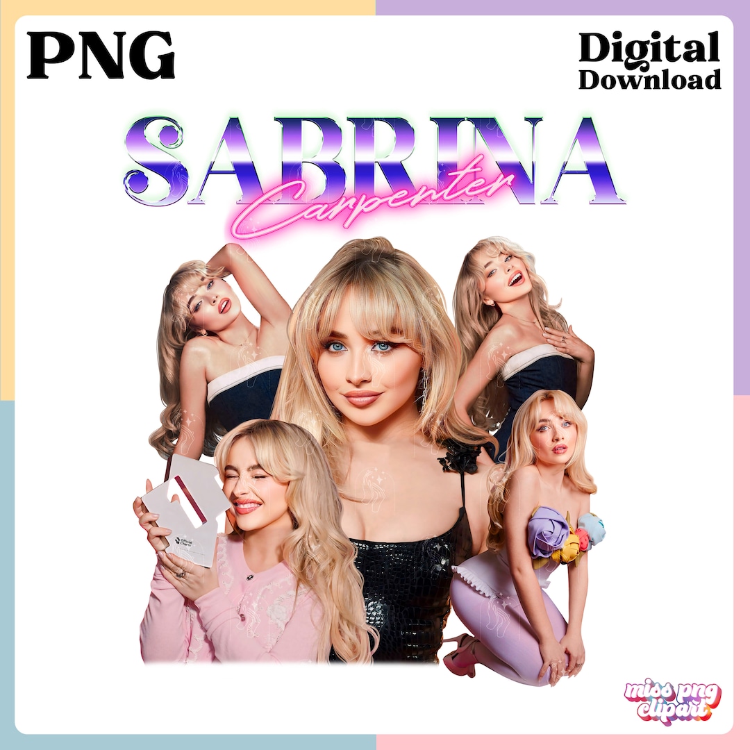 Sabrina Carpenter Png for Digital Download for Self-print Sabrinatour ...