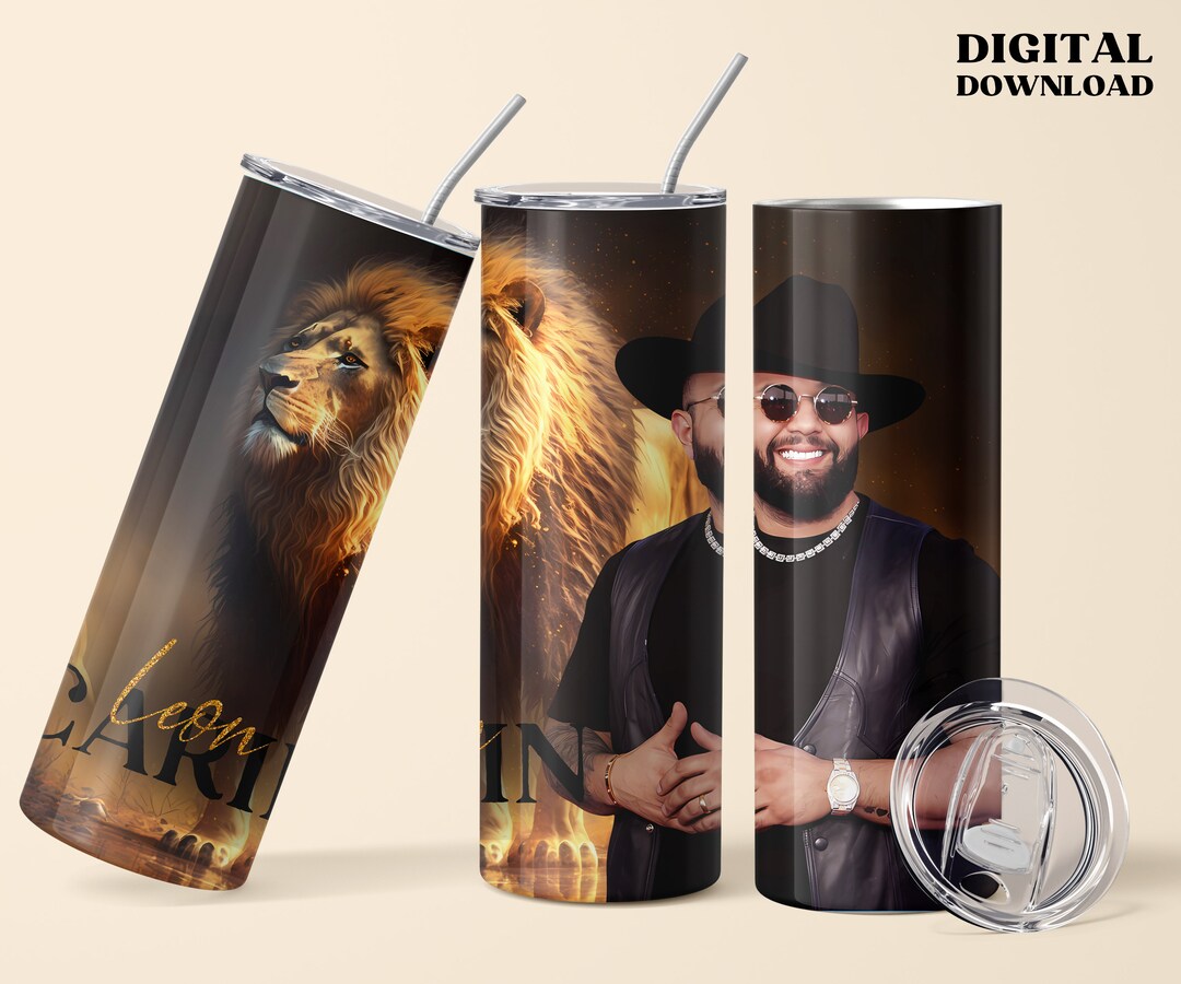 Carin Leon Tumbler Wrap Png, 20 Oz Skinny Tumbler Design for Digital ...