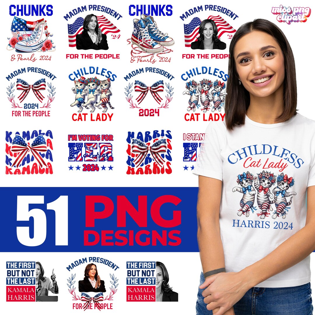 51 Png Kamala Harris Madam President Bundle Design Digital Download for ...