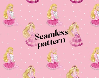 Barbie Seamless File | Etsy