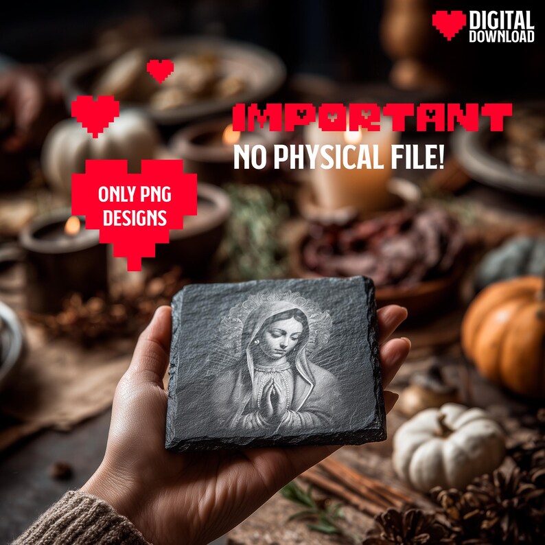 Madonna Virgin Mary Laser Engraving PNG Bundle Digital Download ...