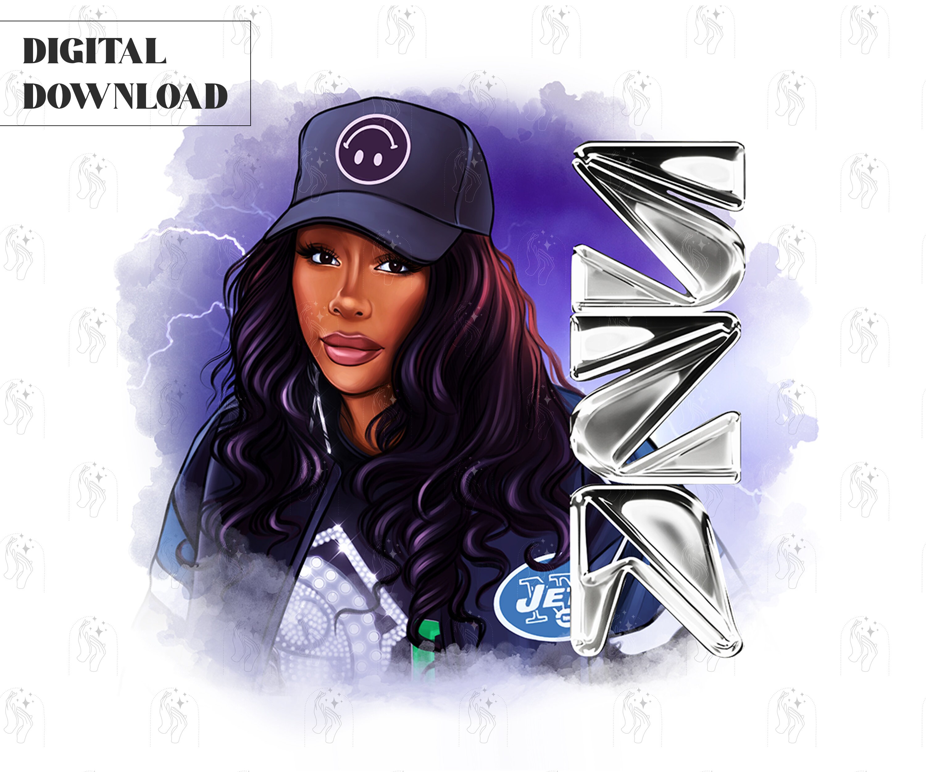 SZA Art Png Sublimation Design for Digital Download Fr SZA - Etsy