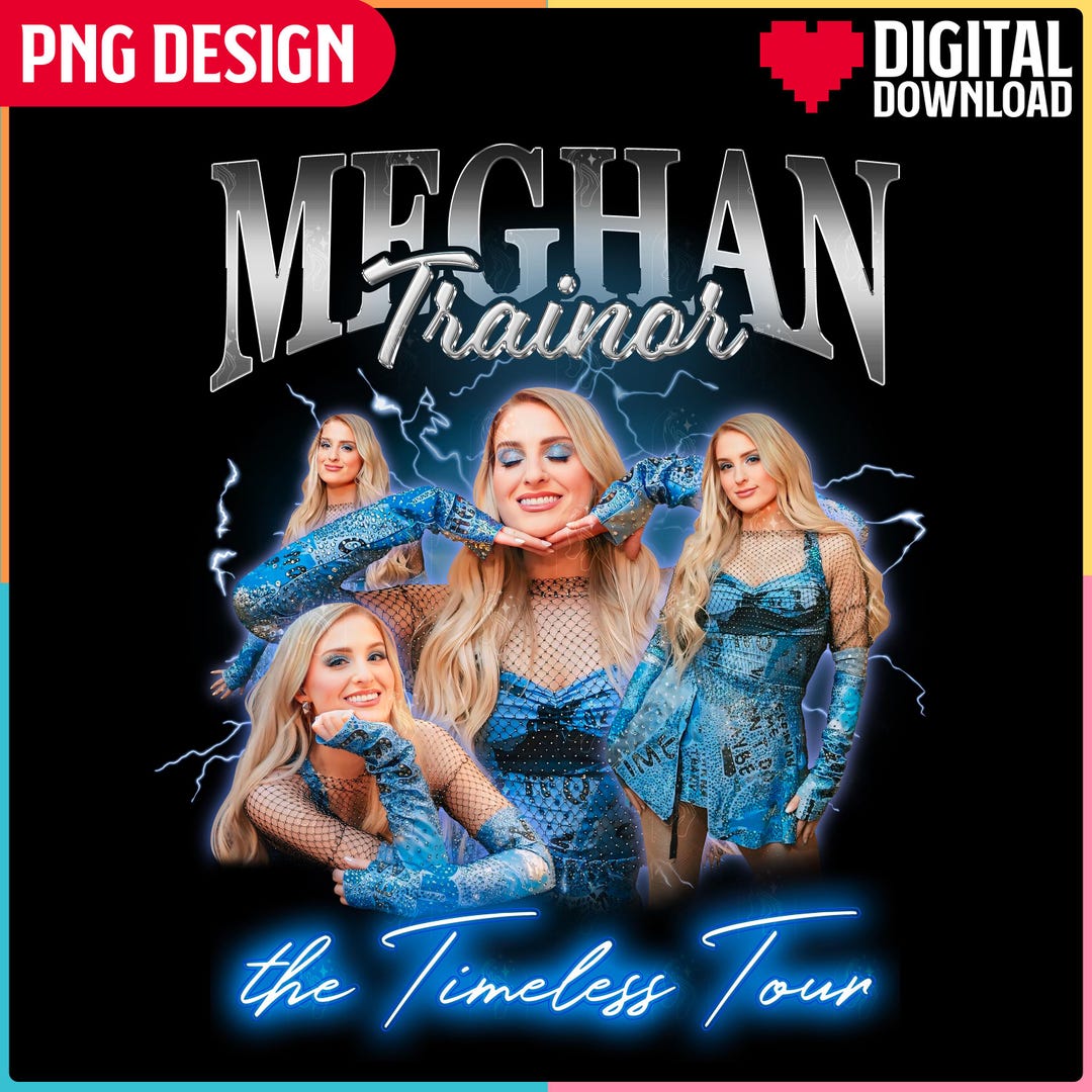 Meghan Trainor Trendy Bootleg Png, 90s Classic Style Digital Download ...