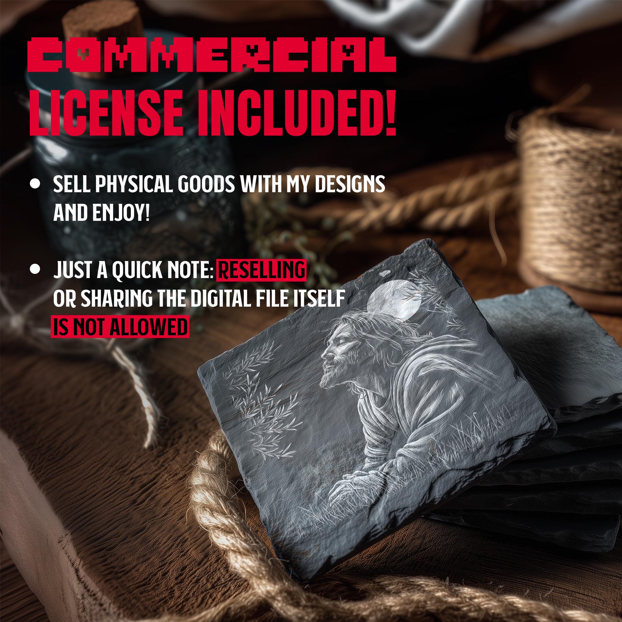 Jesus Laser Engraving PNG Bundle — Christian Religion Slate Coaster ...