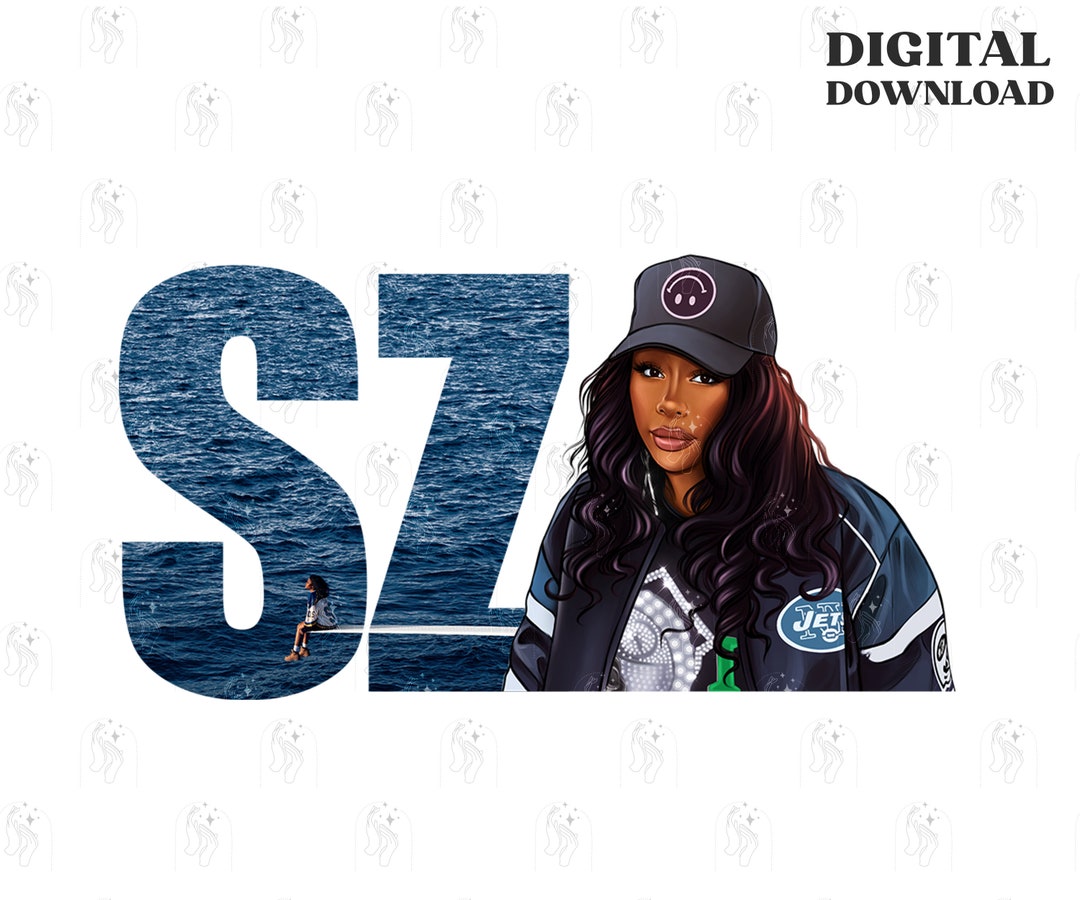 SZA Sos Art Png Sublimation Design for Digital Download Fr SZA - Etsy