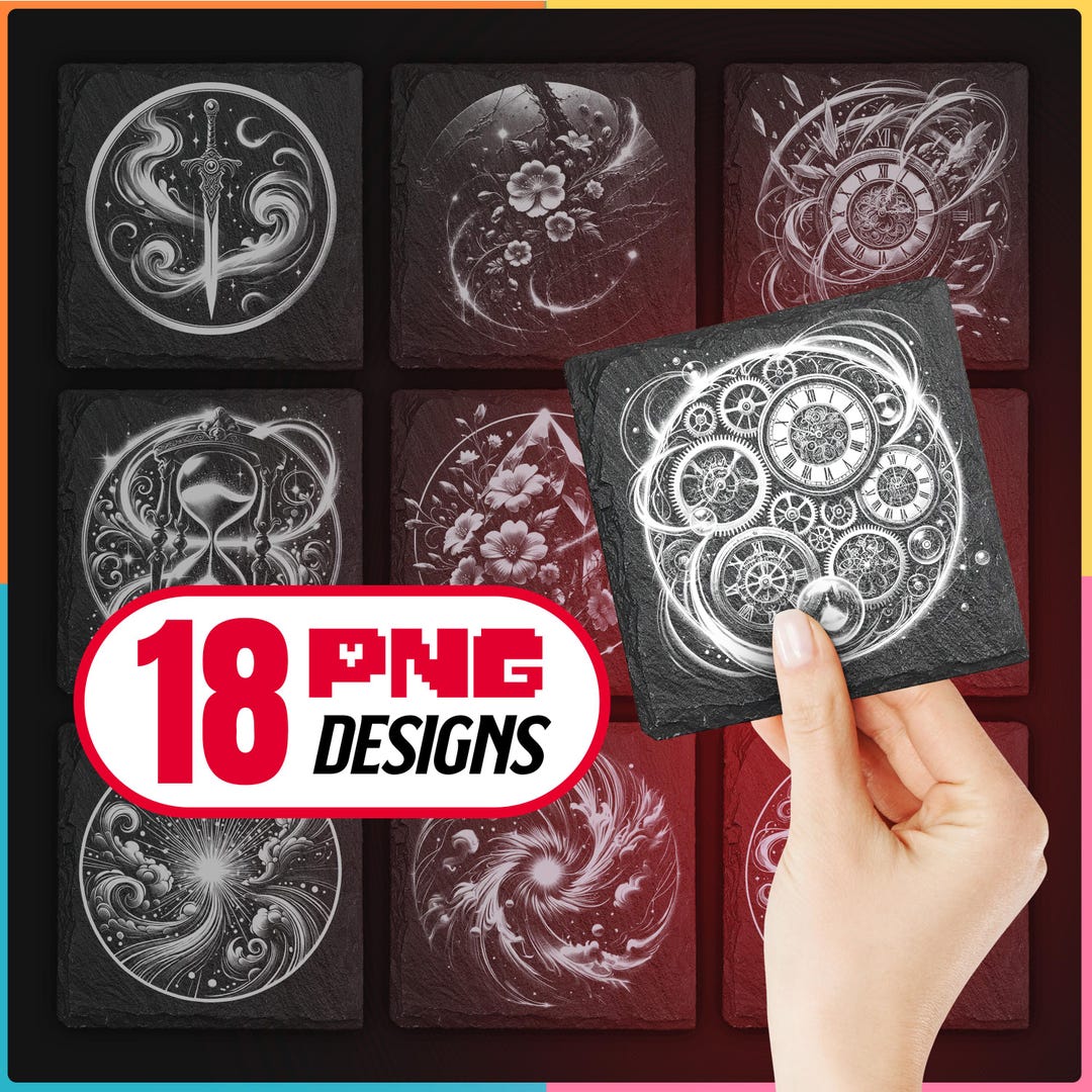 Arcane Engraving Png Bundle, Cnc File, Digital Download for Glowforge ...