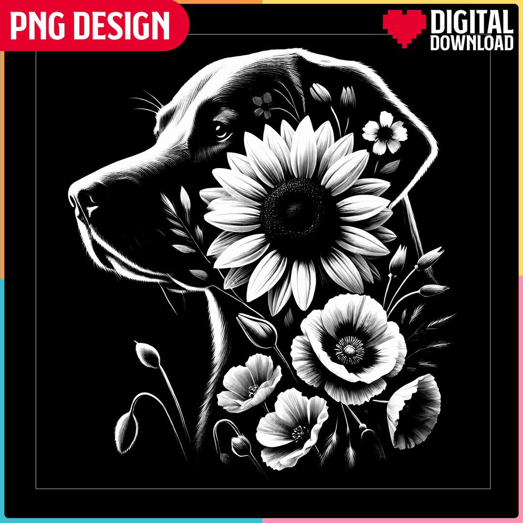 Labrador Laser Png Engraving Digital Download for Glowforge Laser Burn ...