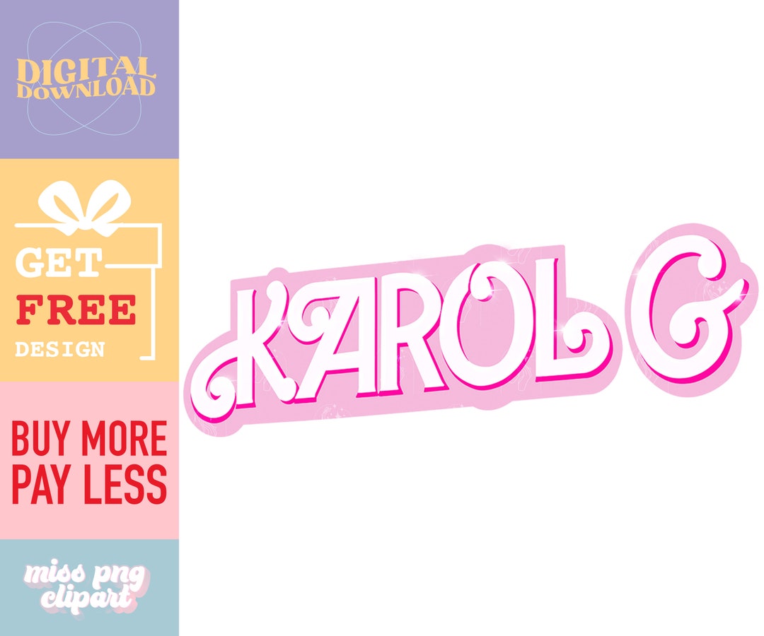 Karol G Logo Pink Png for Bichota Princess Doll Fans Digital - Etsy ...