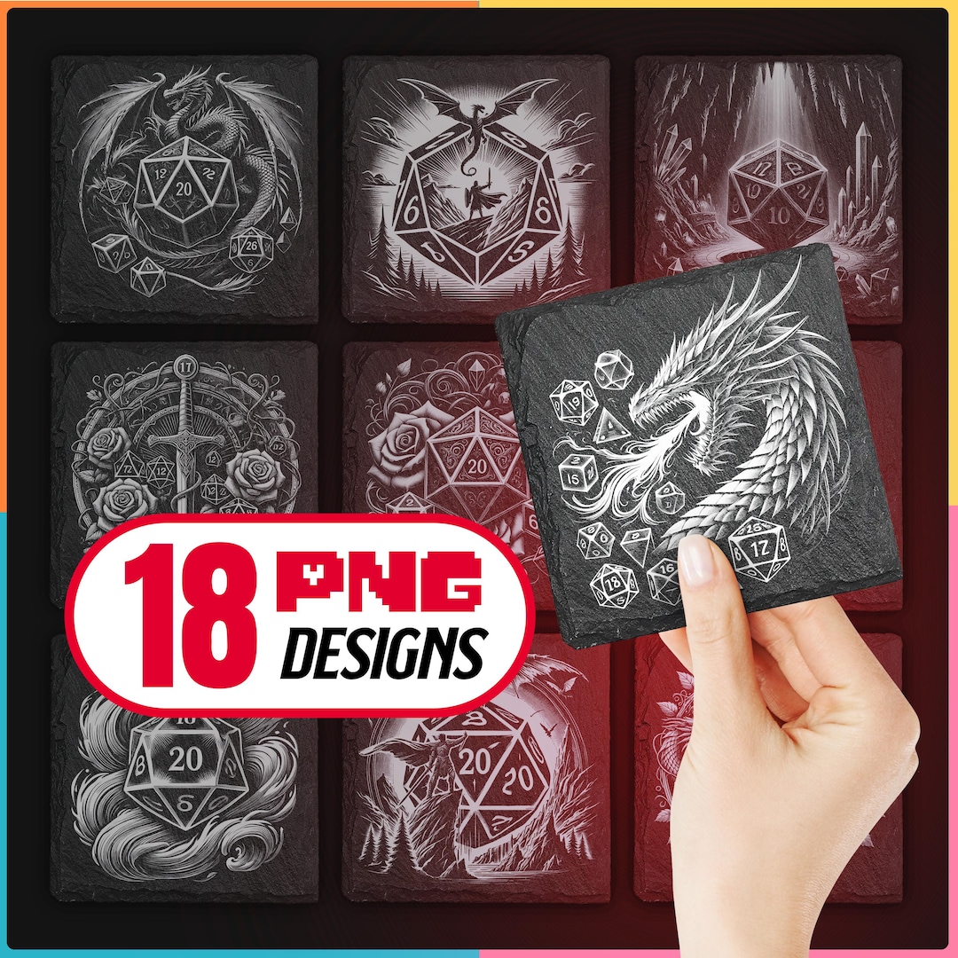 Dnd Laser Files for Engraving Png Bundle, Digital Download for ...