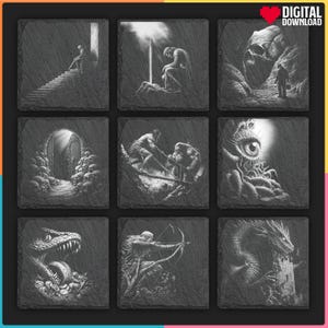 Dnd Laser Files for Engraving Png Bundle, Digital Download for ...