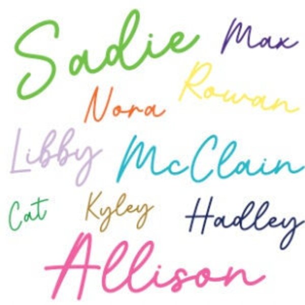 Cursive Monogram - Etsy