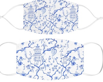 Preppy Face Mask - Etsy