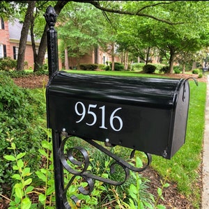Classic Mailbox Number Stickers, HOA Approved Mailbox Decals, Standard ...