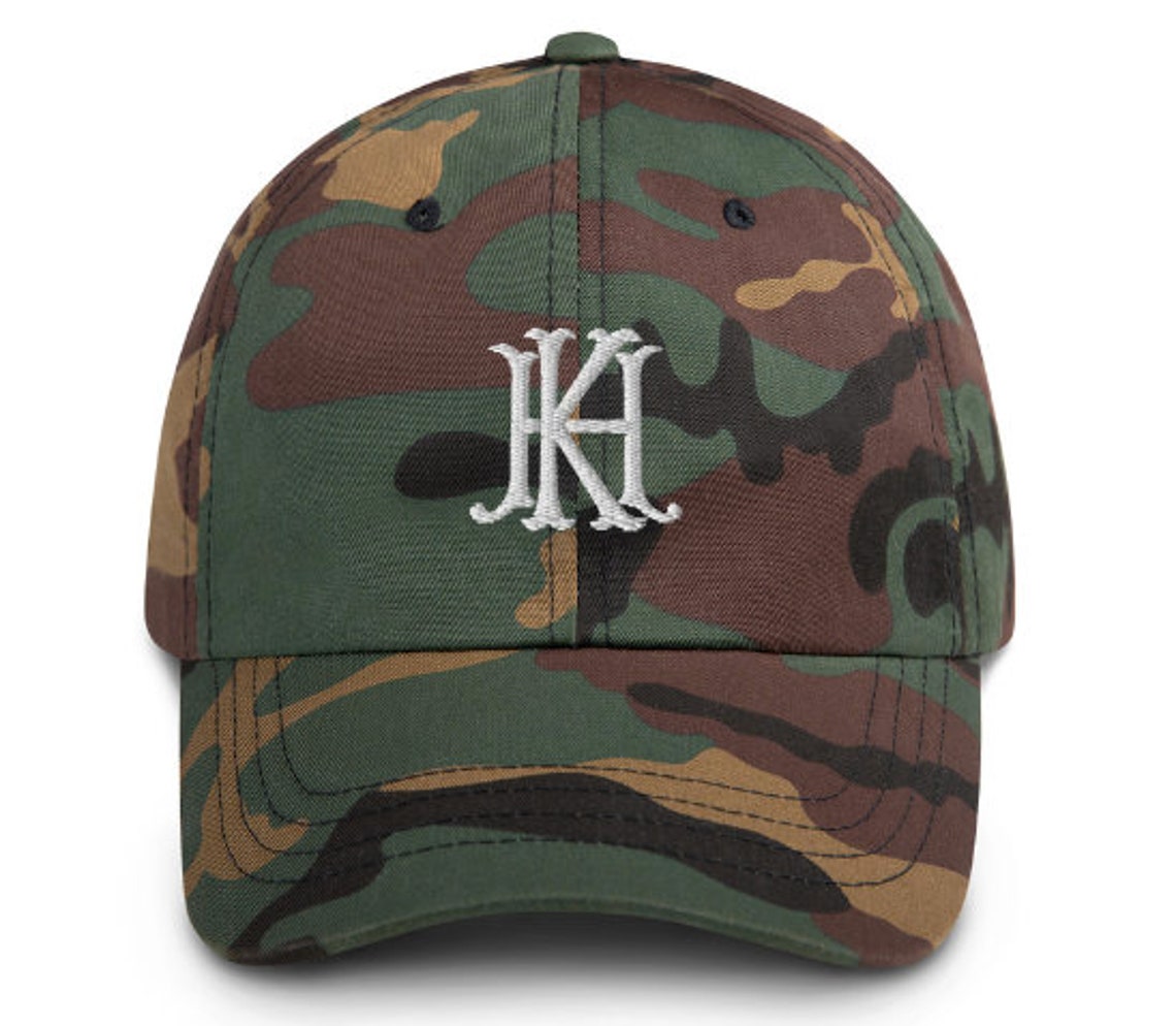 Embroidered Custom Two Letter Monogram Hat Monogram Baseball - Etsy