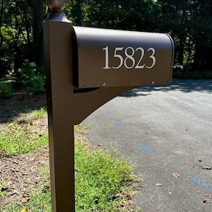 Classic Mailbox Number Stickers, HOA Approved Mailbox Decals, Standard ...
