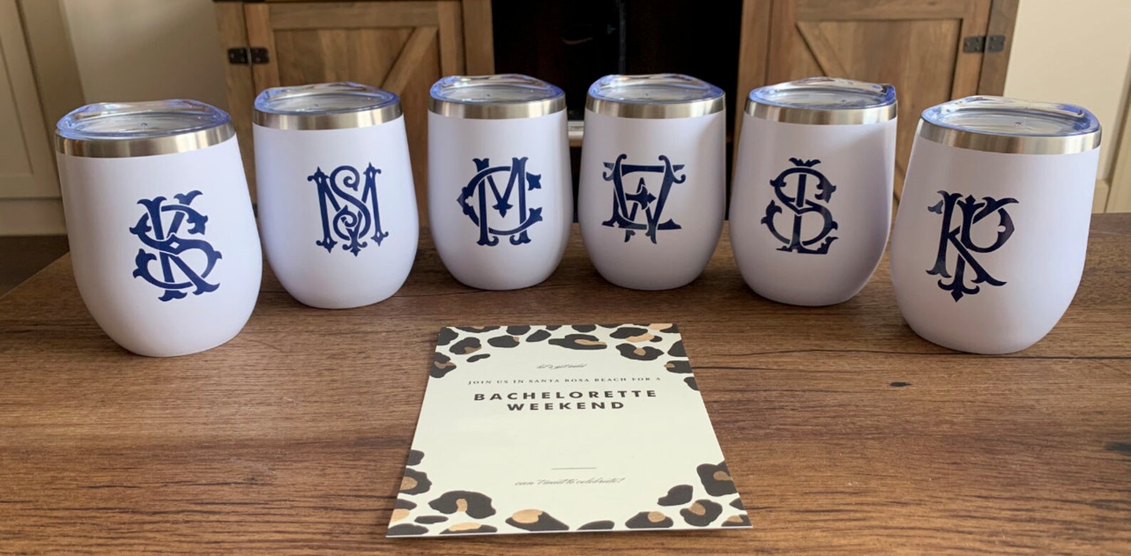 Two Letter Monogram Sticker Couples Monogram Custom Double - Etsy