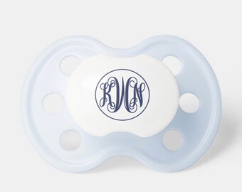 Monogram Pacifier - Etsy