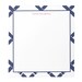 Navy Blue Bamboo Note Pad Monogram Sticky Notes Custom Two - Etsy