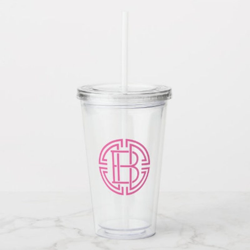 Unique Monogram Sticker - Etsy