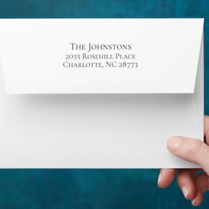 Custom Return Address Printed Envelopes, Printed Envelopes With Address ...
