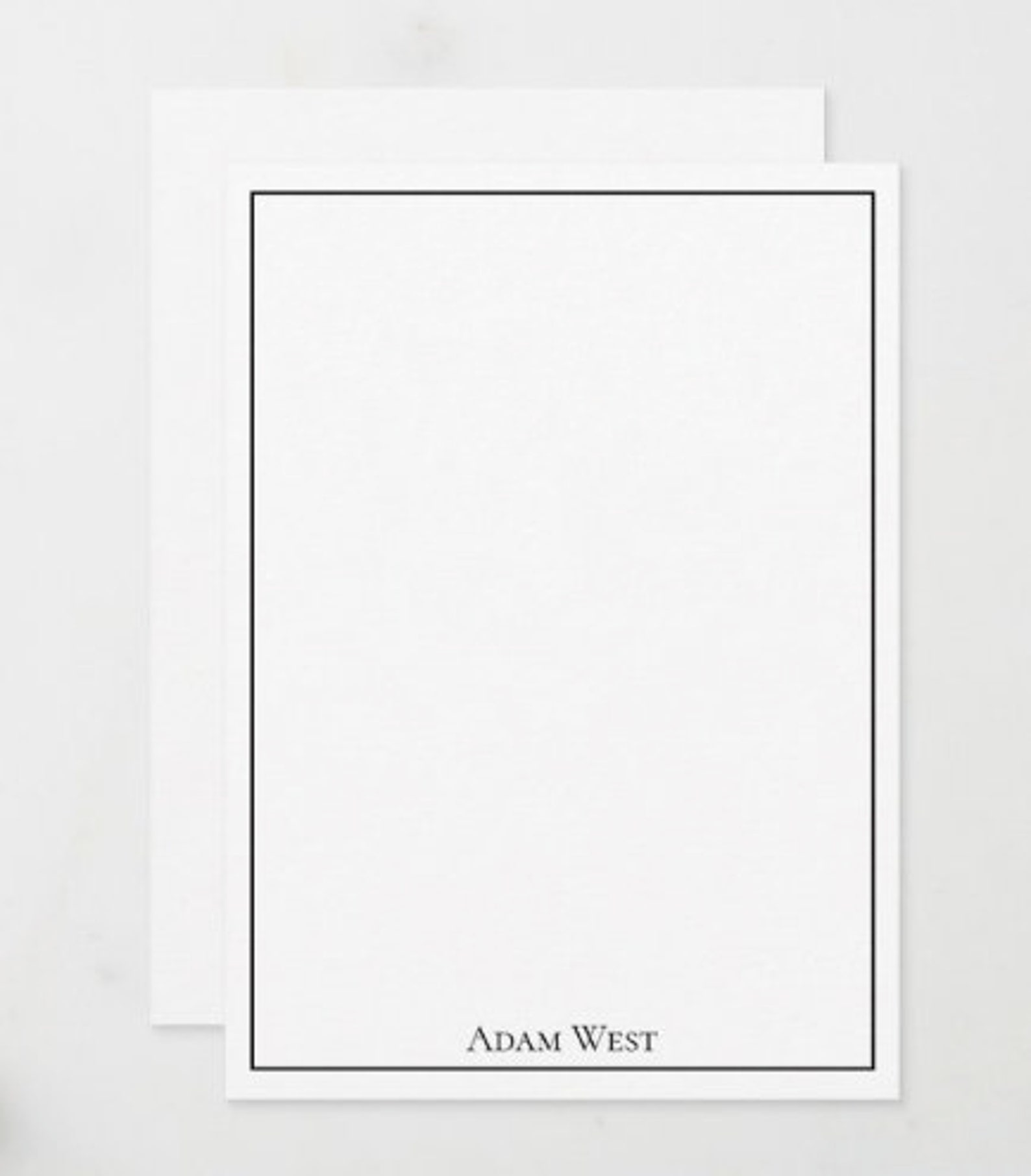 Men's Personalized Stationery Cards Custom Monogram Note - Etsy