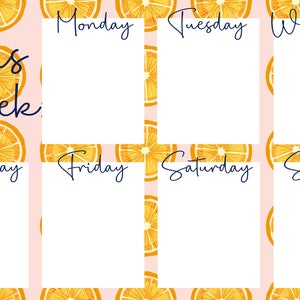 Custom Weekly Planner, Family to Do List, Preppy Note Pad, Large ...