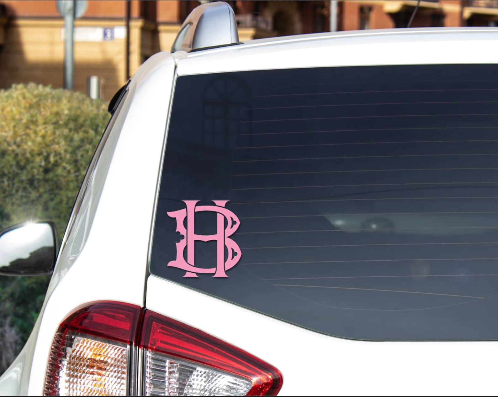 Two Letter Monogram Sticker, Couples Monogram, Custom Double Initials ...