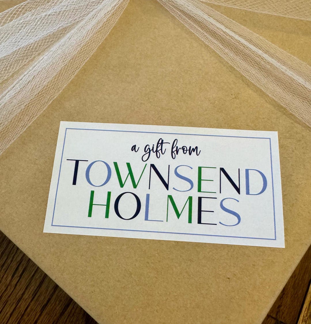 A Gift From Custom Gift Sticker | Colorful Gift Tag Sticker ...