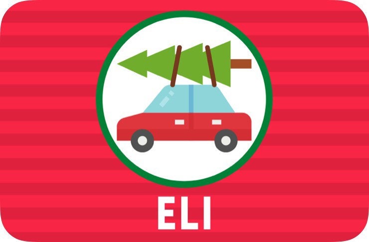 Children’s Christmas Placemat, Laminated Plastic Personalized Placement ...
