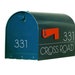 Set of Custom Mailbox Numbers With Street Address Name Decal, Modern ...