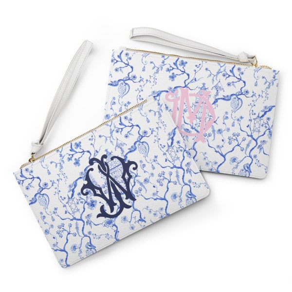 Monogram Clutch - Etsy