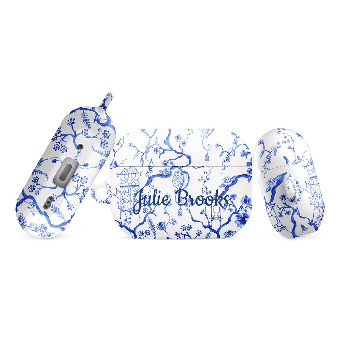 Chinoiserie Custom Air Pod Pro Case, Personalized AirPod Pro Case Cover ...