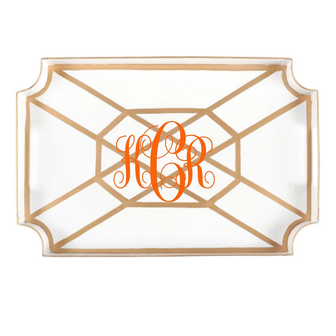 Script Monogram Vinyl Decal Cursive Circle Initials Vinyl | Etsy