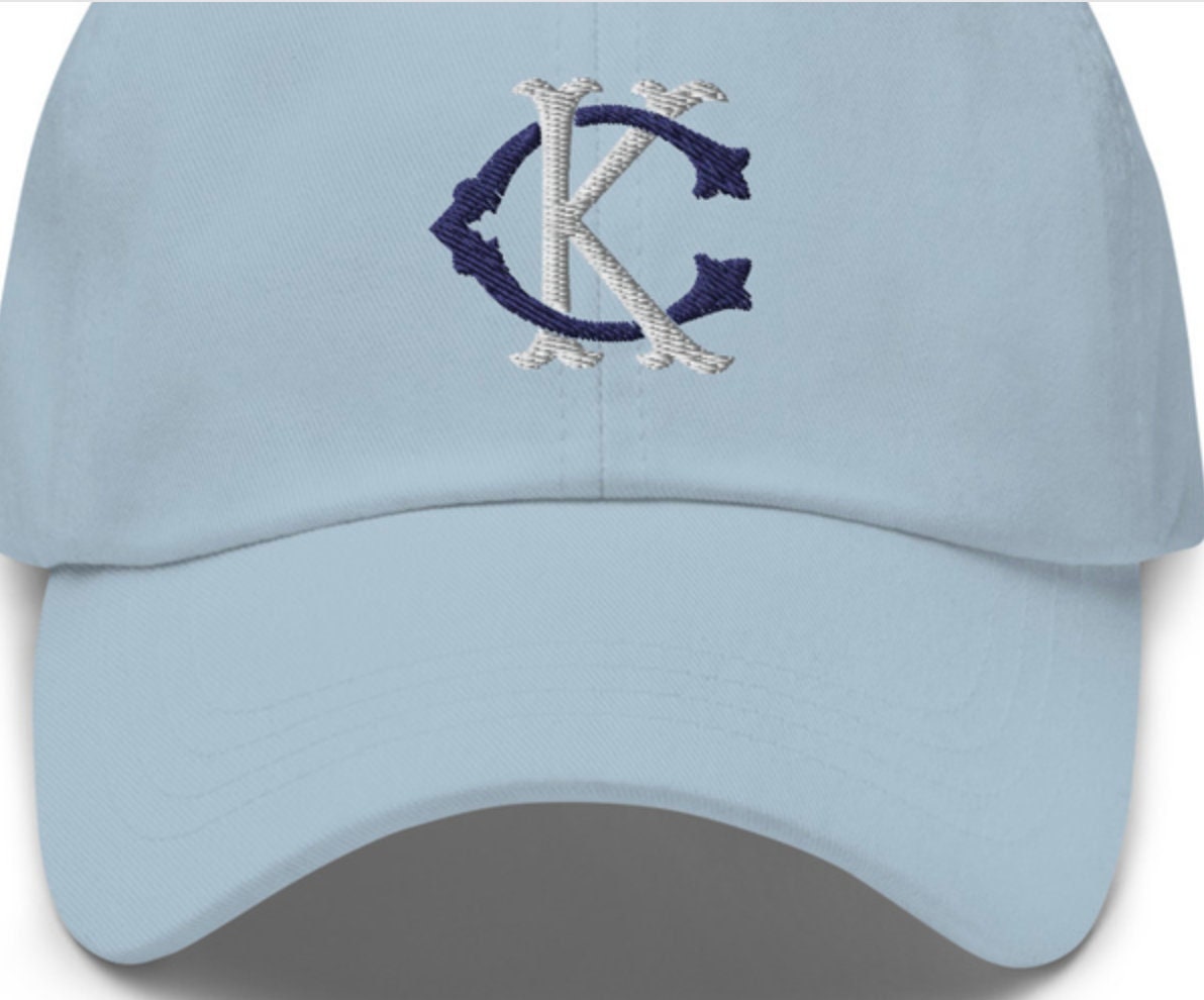 2 Color Embroidered Custom Two Letter Monogram Hat, Two Color Monogram ...