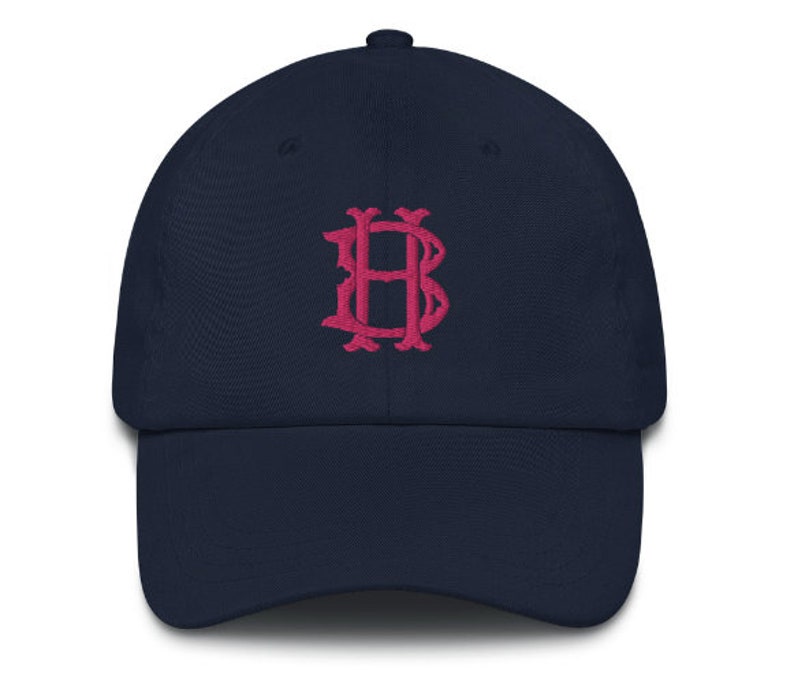 Embroidered Custom Two Letter Monogram Hat, Monogram Baseball Hat ...