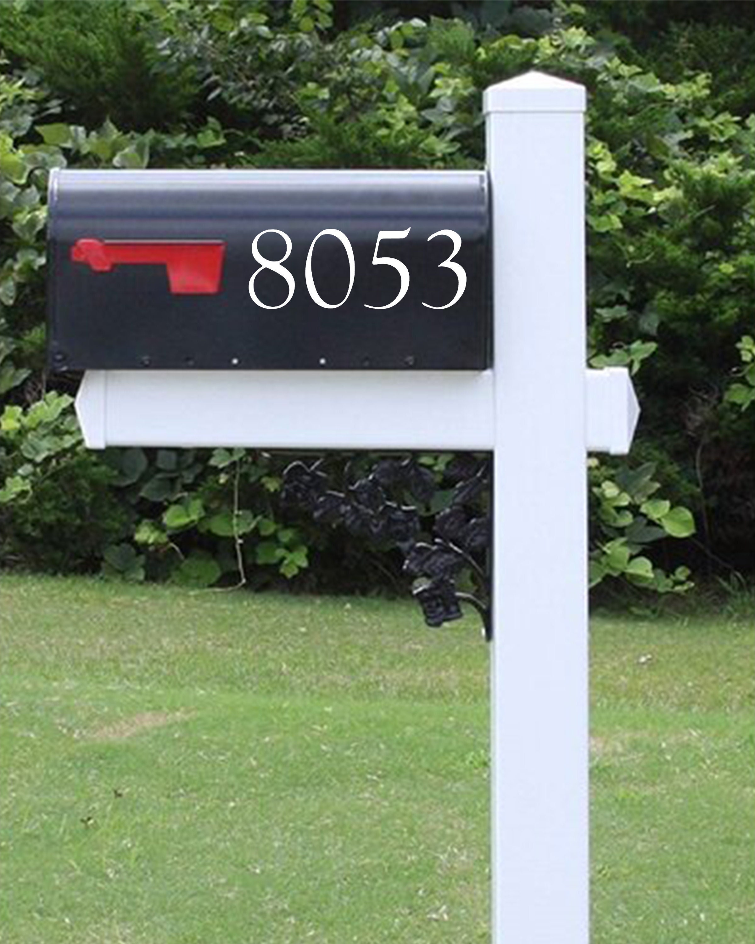 Classic Mailbox Number Stickers HOA Approved Mailbox Decals | Etsy