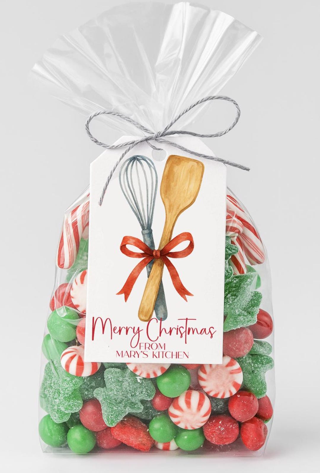 Custom Holiday Baking Gift Tags, Personalized Christmas Cookie Gift Tag ...