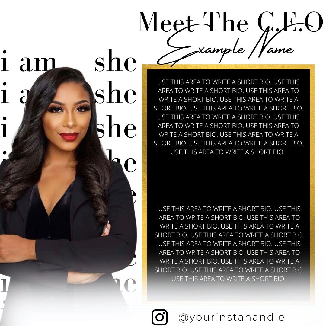 Editable,ceo Flyer,diy Template,entrepreneur Flyer,canva Boss Flyer ...